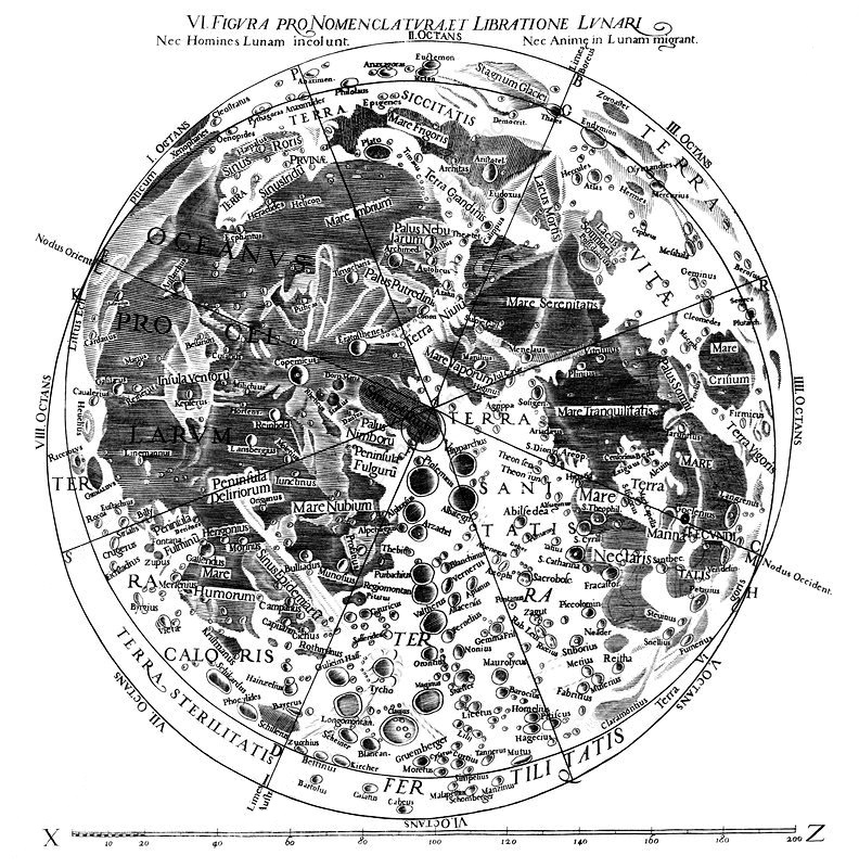 Aspecto exterior de la Luna